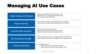 Robust Ai Governance Framework And Its Components Pptx