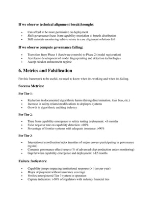 Draft: AI Governance Framework under Adversal Conditions | PDF