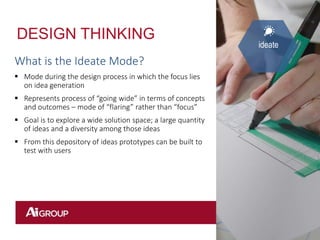 Design Led Thinking WOrkshop | PPTX