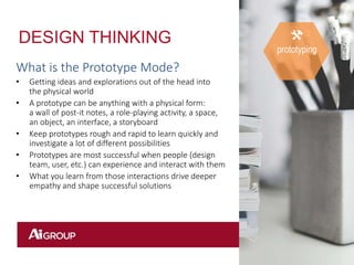 Design Led Thinking WOrkshop | PPTX