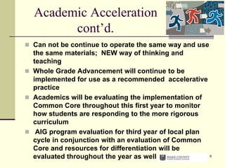 Aig with common core | PPT