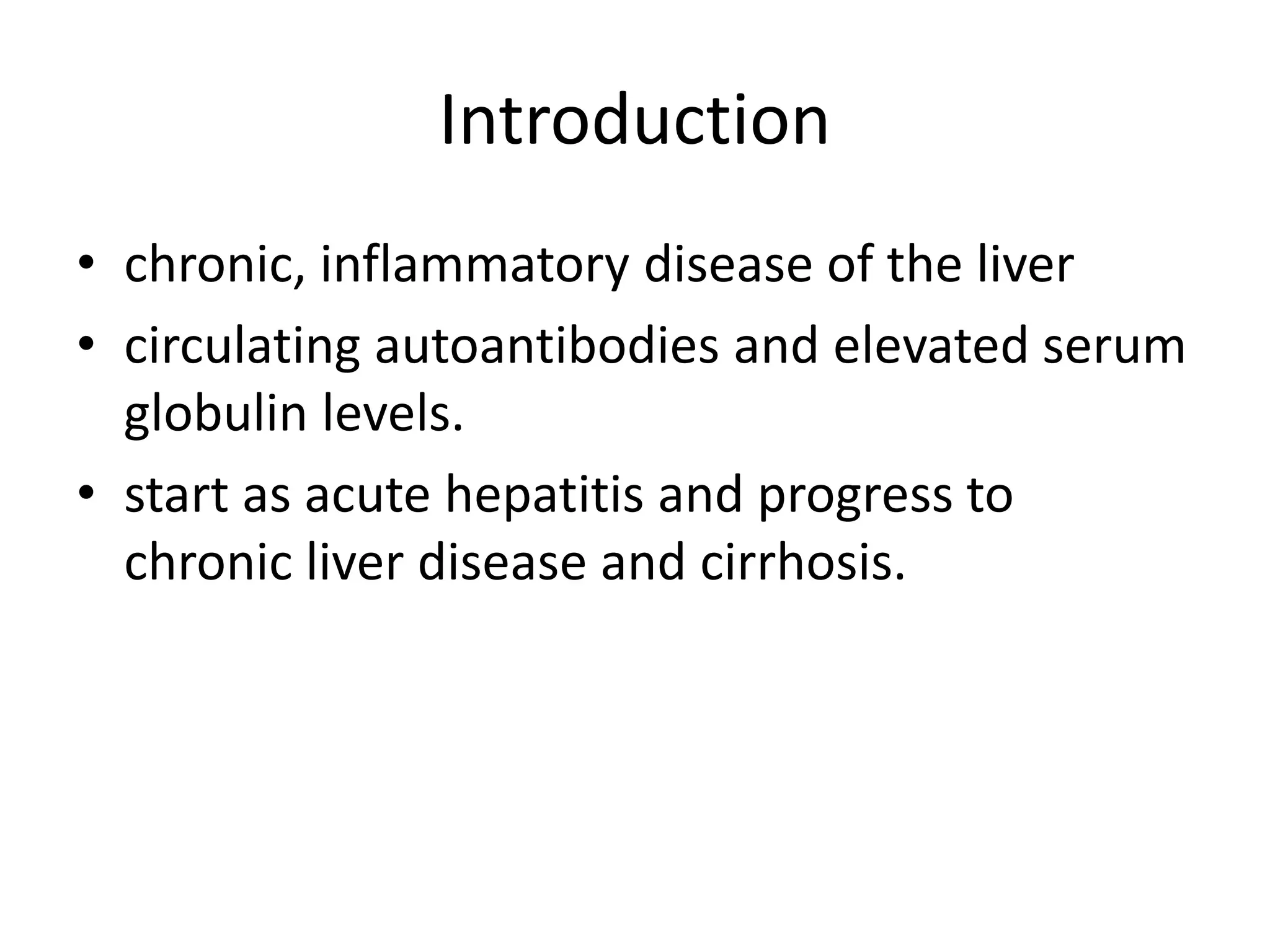 AUTOIMMUNE HEPATITIS PRESENTATION SLIDES | PPTX