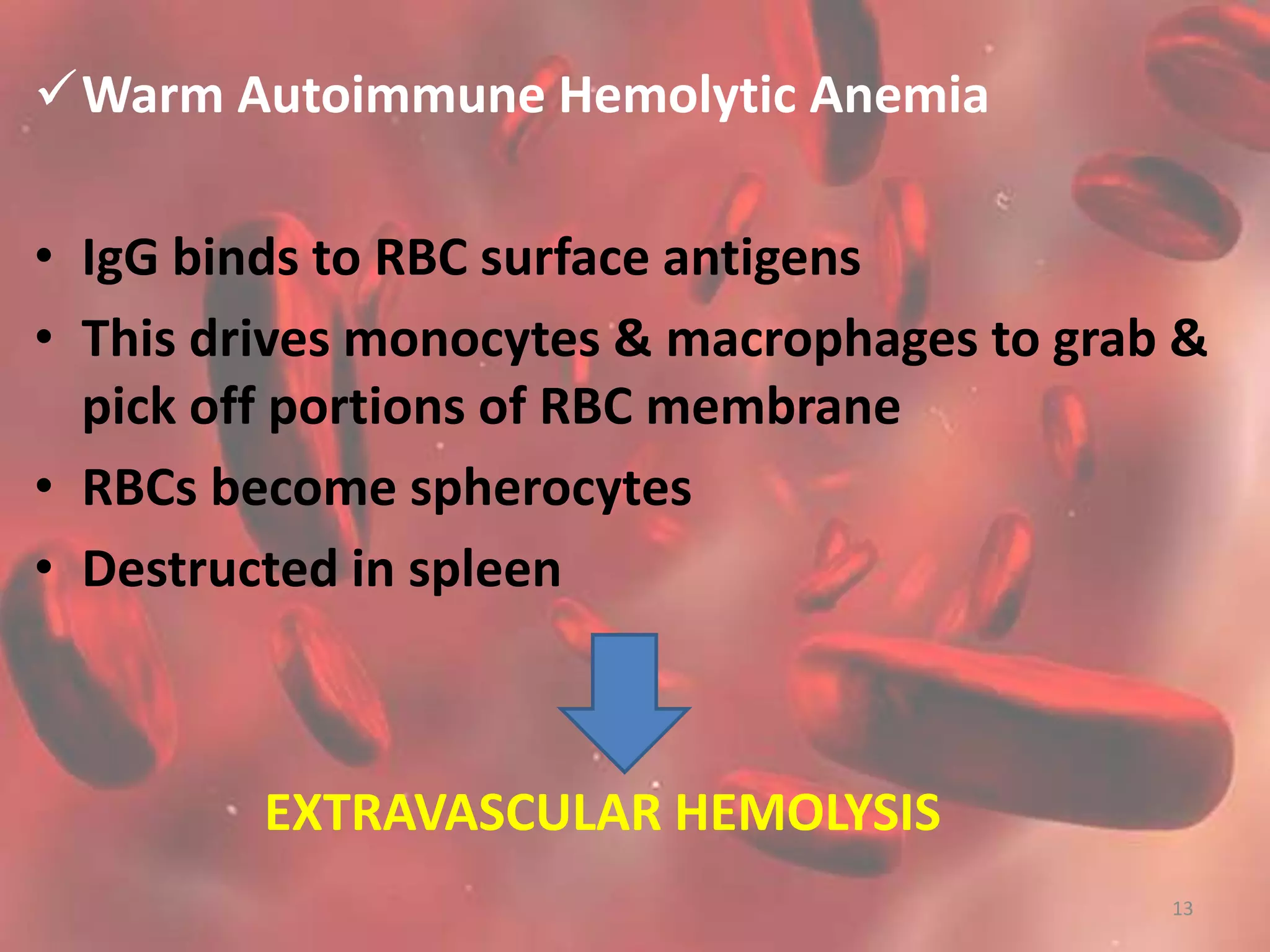 Autoimmune Hemolytic Anemia (AIHA) | PPTX