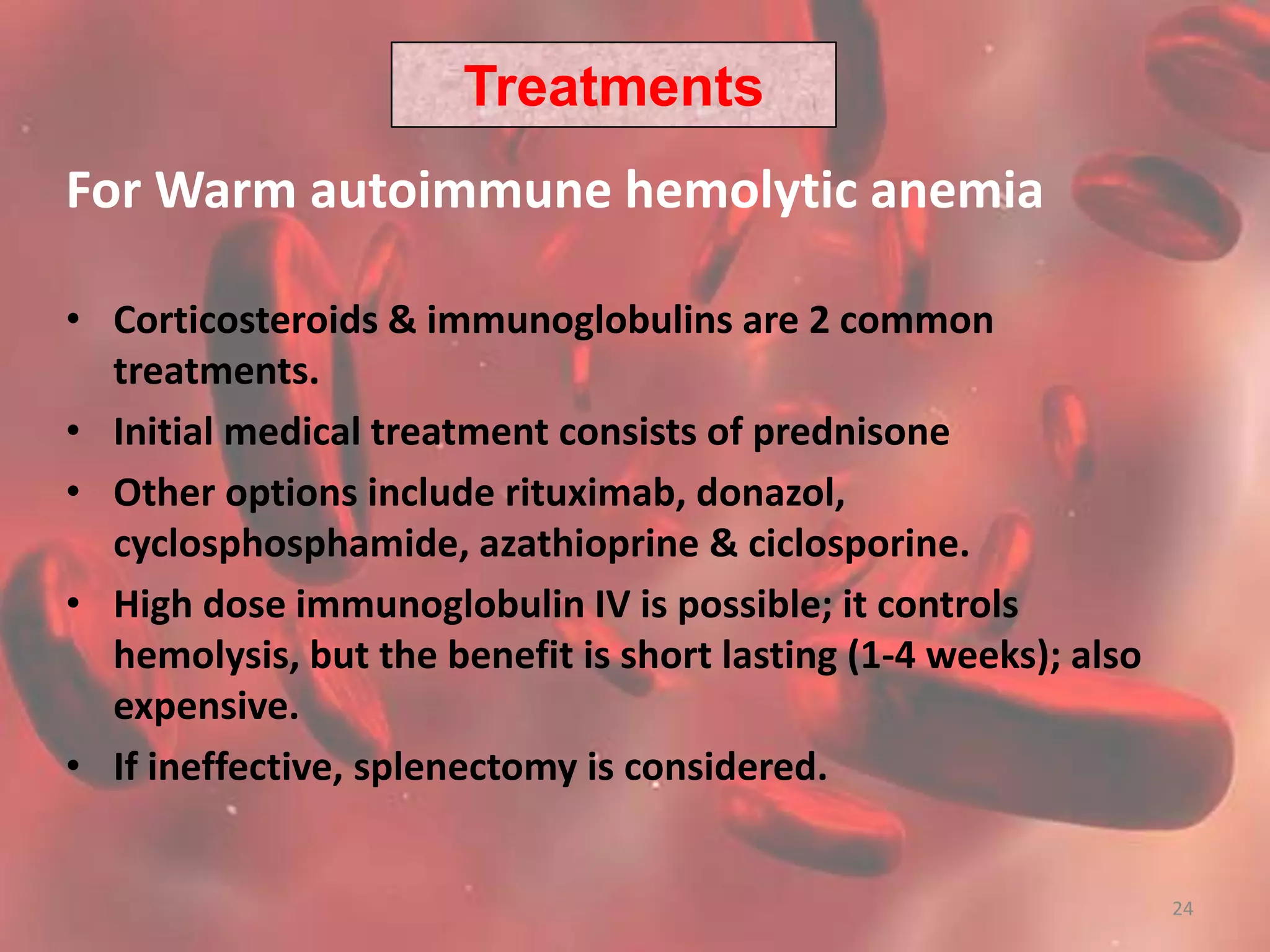 Autoimmune Hemolytic Anemia (AIHA) | PPTX