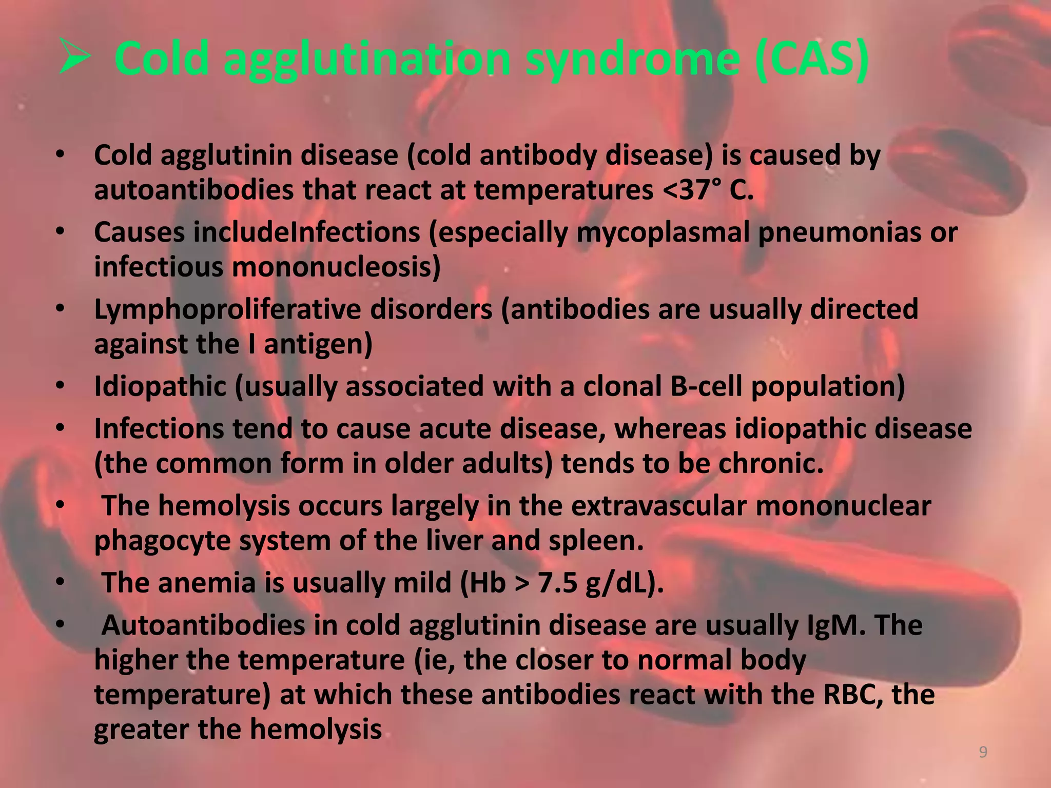 Autoimmune Hemolytic Anemia (AIHA) | PPTX