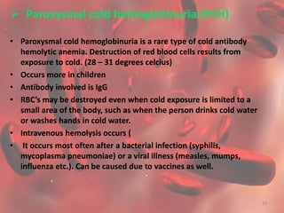 Autoimmune Hemolytic Anemia (AIHA) | PPTX