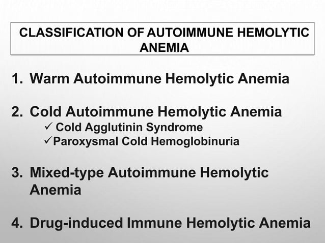 Autoimmune hemolytic anemia in children ppt | PPTX Autoimmune hemolytic anemia in children ppt | PPTX