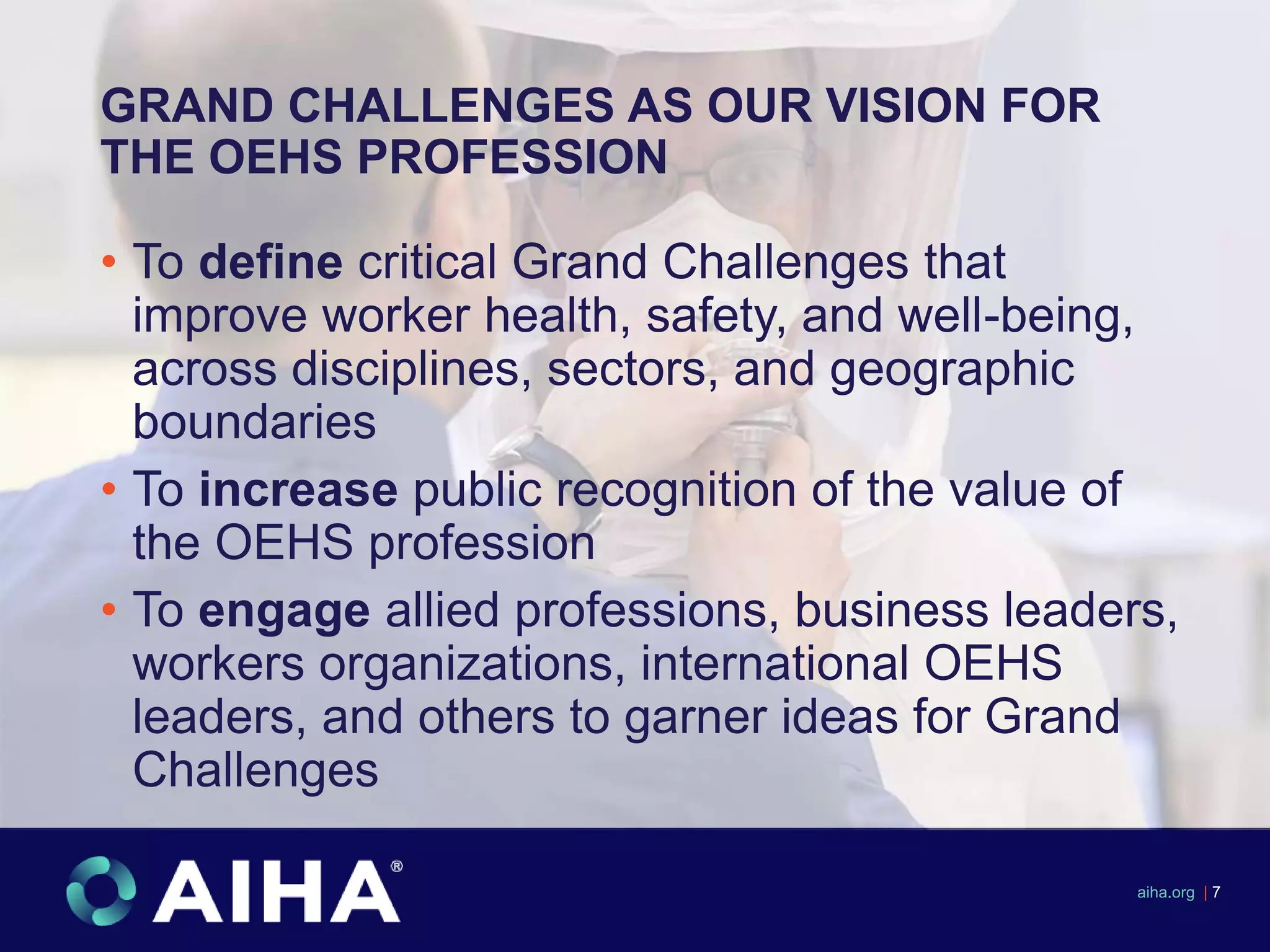 AIHA's Grand Challenges Project Overview | PPTX | Career Advice | Careers