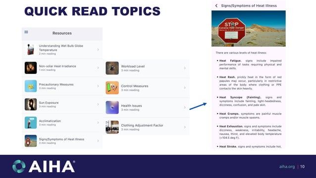 AIHA Heat Stress App Version 2 Presentation.pptx