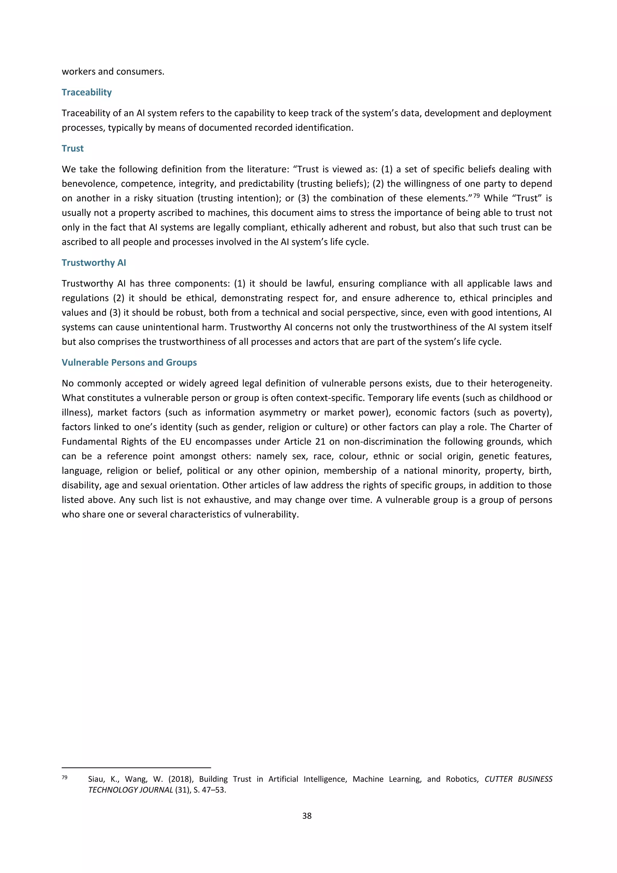 EU Ethics guidelines for trustworthy AI | PDF