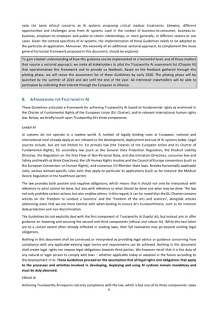 EU Ethics guidelines for trustworthy AI | PDF