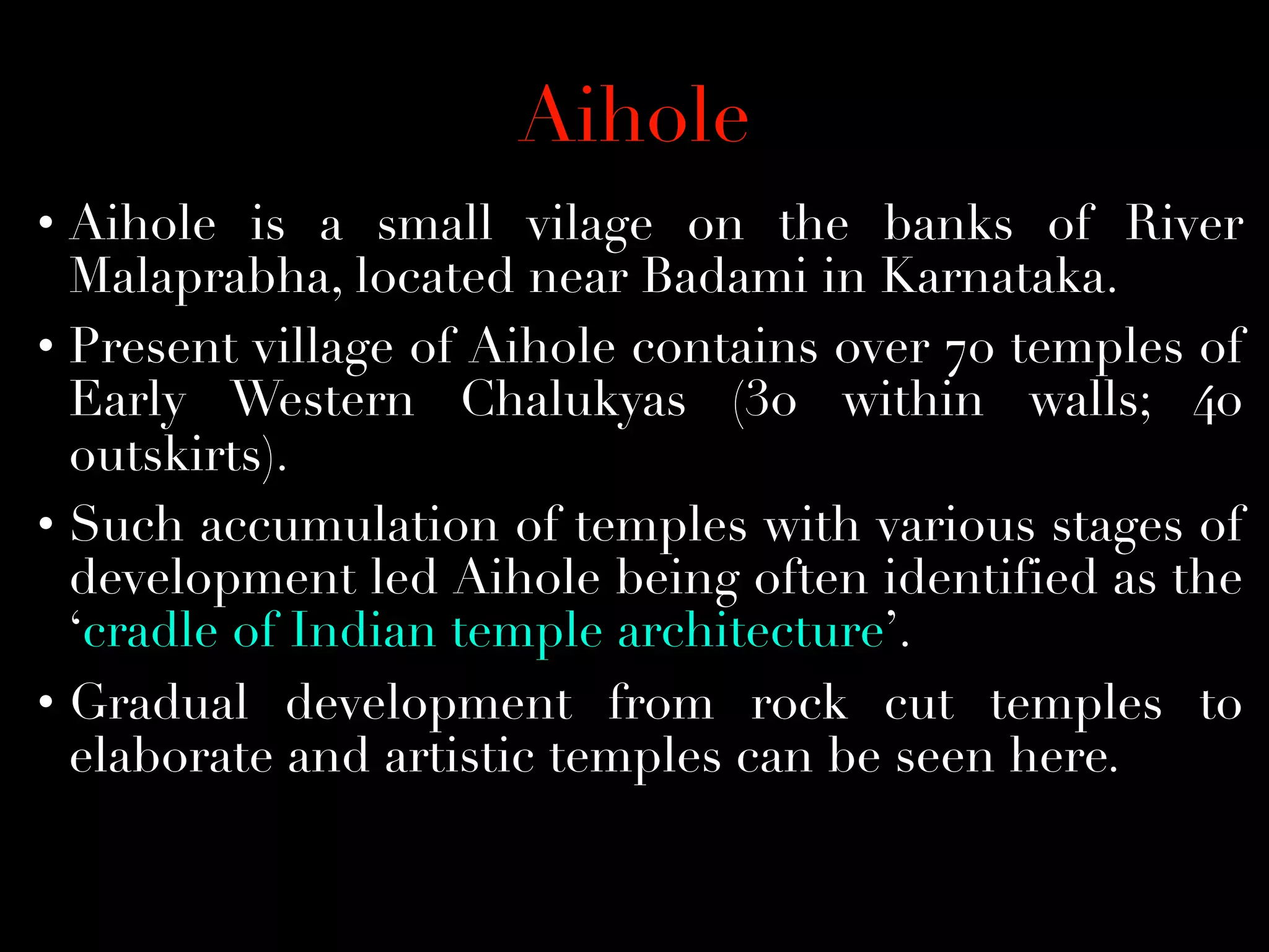Temple Architecture of Early Chalukyas Aihole | PDF