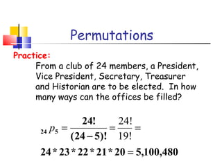 Aii12 permutations combinations | PPT