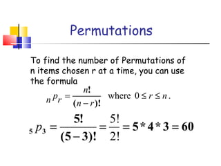 Aii12 permutations combinations | PPT