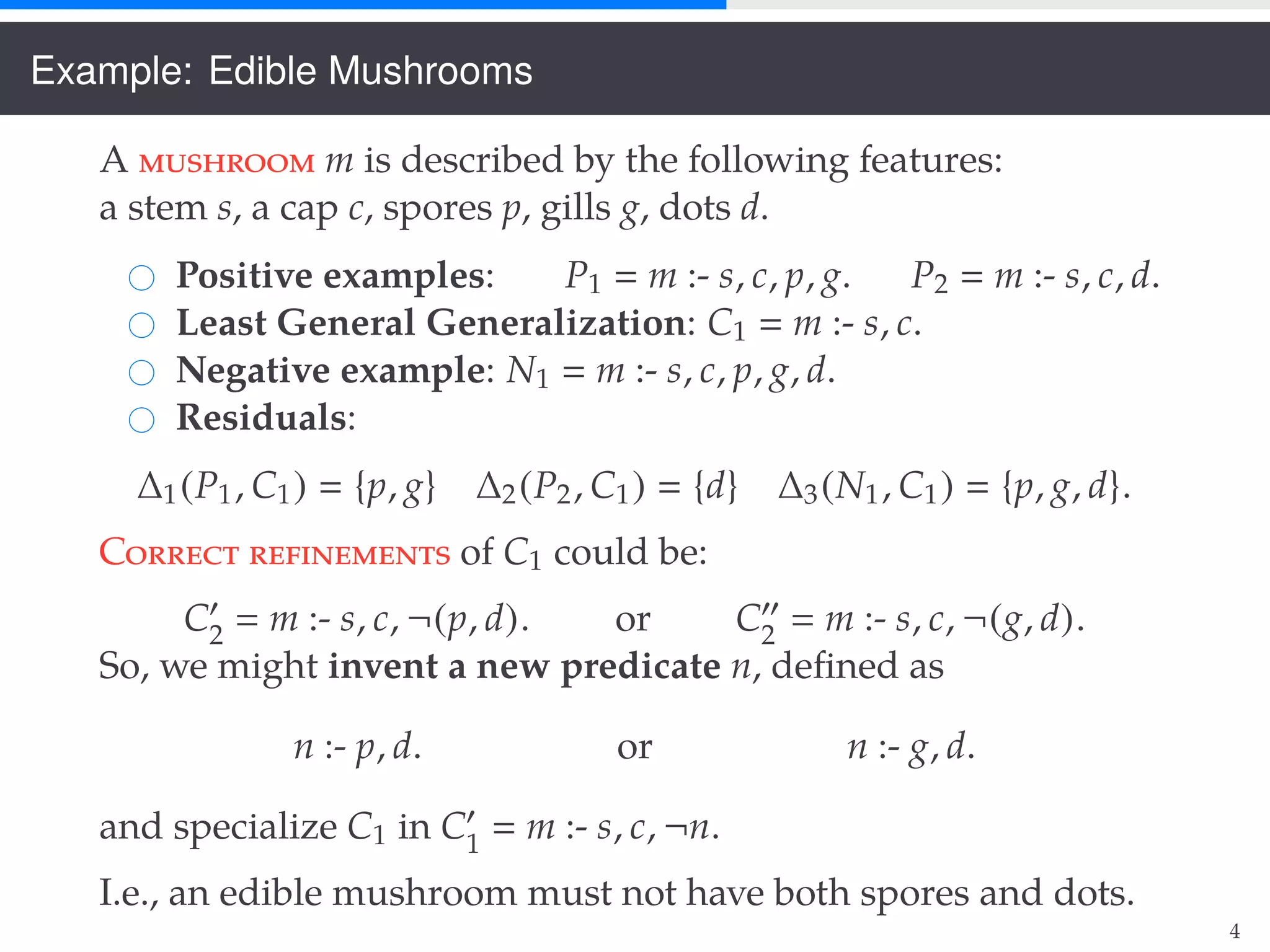 Empowered Negative Specialization In Inductive Logic Programming Ppt