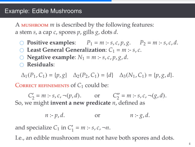 Empowered Negative Specialization In Inductive Logic Programming Ppt