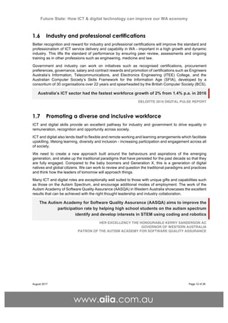 Future State: How ICT & Digital can improve our WA Economy | PDF