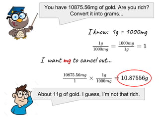 Tutorial - Unit conversions | PPTX