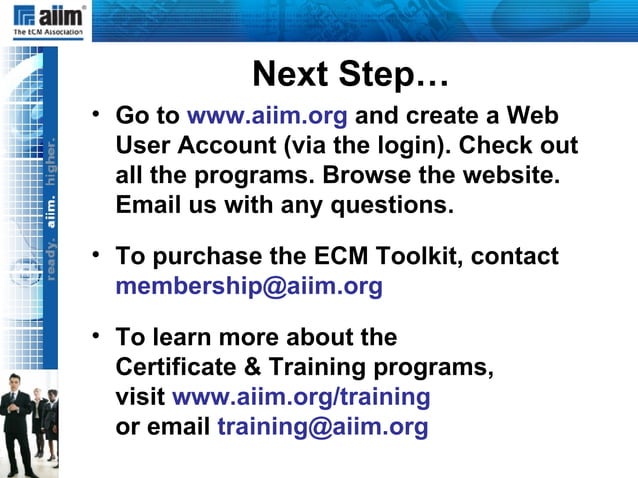 AIIM and ECM 0707 | PPT