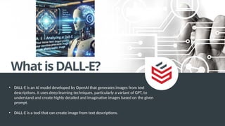 Unlock AI Creativity: Image Generation with DALL·E | PPTX