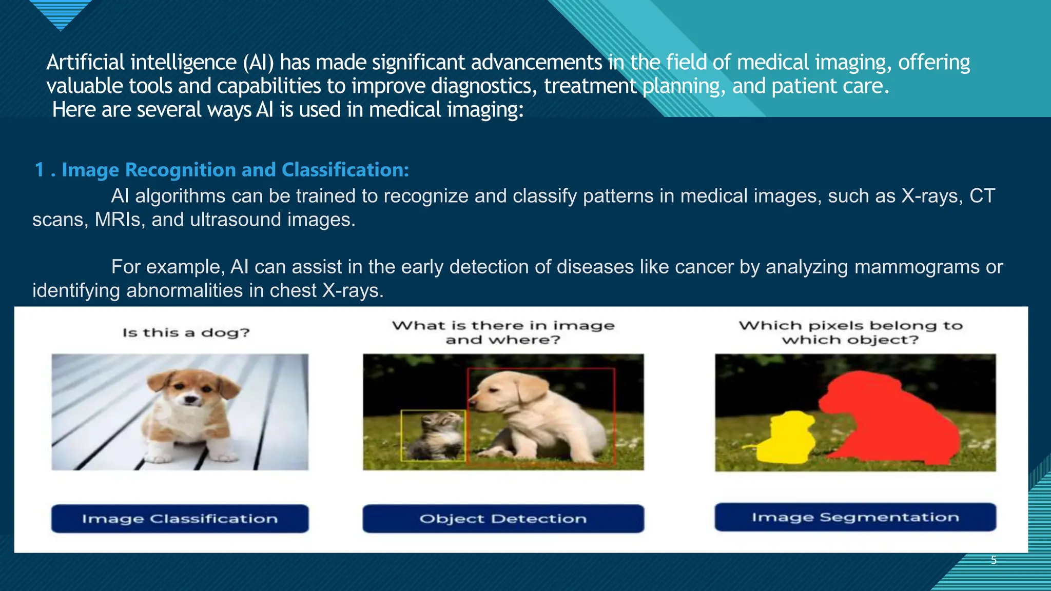 Artificial Intelligence Imaging - medical imaging | PPTX