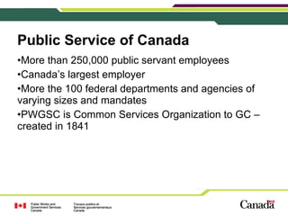 Document Imaging Initiatives in Government of Canada - PWGSC - October ...