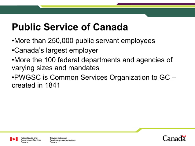 Document Imaging Initiatives in Government of Canada - PWGSC - October ...