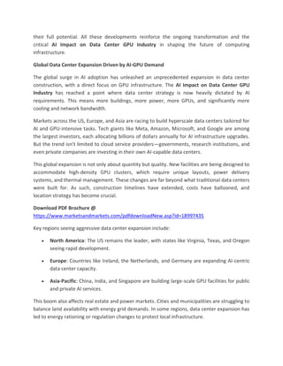 AI Impact on Data Center GPU Industry Trends | PDF