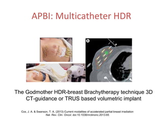 Advances in Brachytherapy Treatment Planning and Delivery | PPT