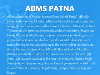 Aiims collages in india | PPTX