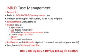 Aiims covid protocol | PPT