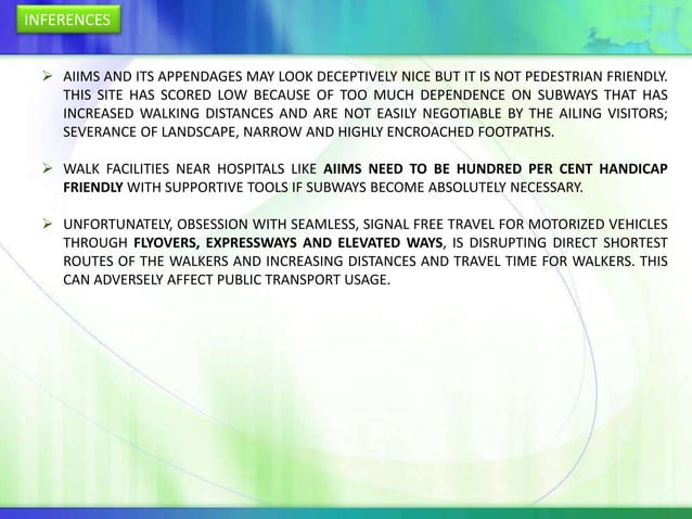 Aiims flyover presentation | PPTX | Rail Travel | Travel Type