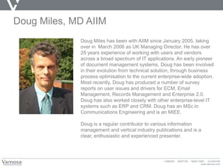 AIIM and Vamosa - Practical Cosniderations when Implementing ECM | PPTX