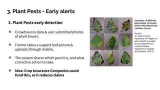 Agriculture usecases with Artificial Intelligence | PPTX
