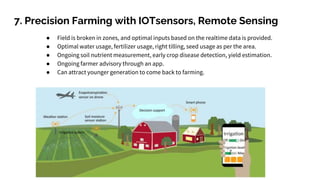 Agriculture usecases with Artificial Intelligence | PPTX