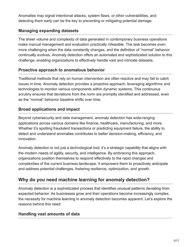Ai In Anomaly Detection Pdf