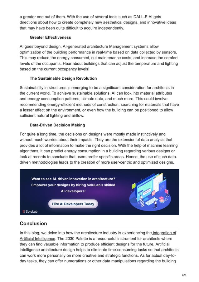 Ai In Architecture Transforming Design Amp Construction Pdf