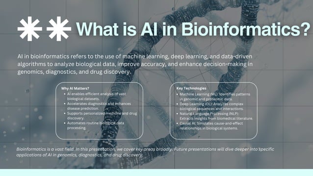 AI in Bioinformatics: How Artificial Intelligence is Revolutionizing ...