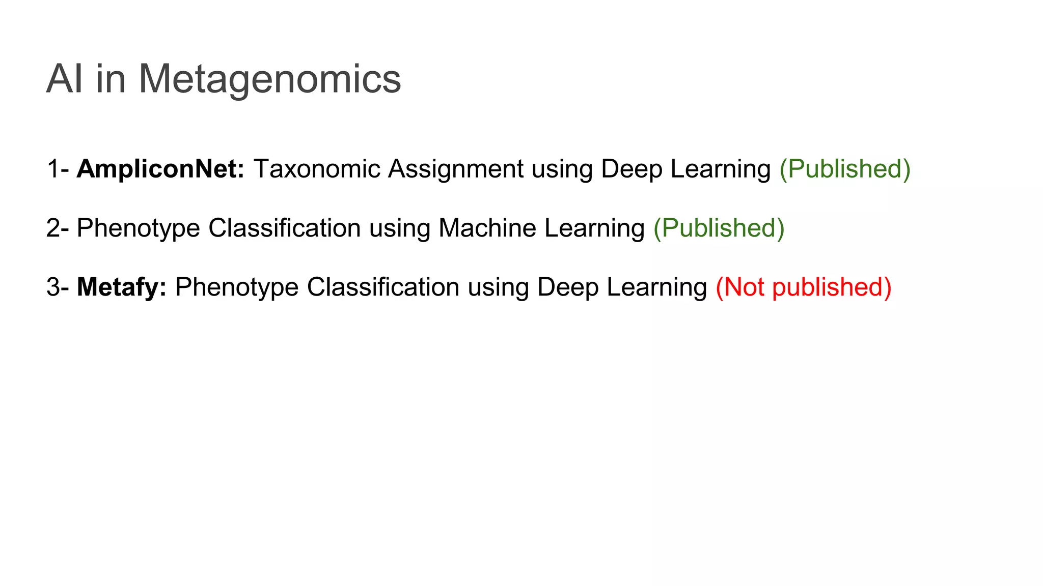 AI in Bioinformatics | PPTX