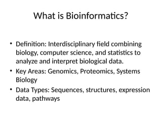 AI in Bioinformatics Presentation in pptx | PPT