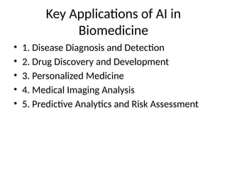 AI_in_Biomedical_Future for health sector | PPT