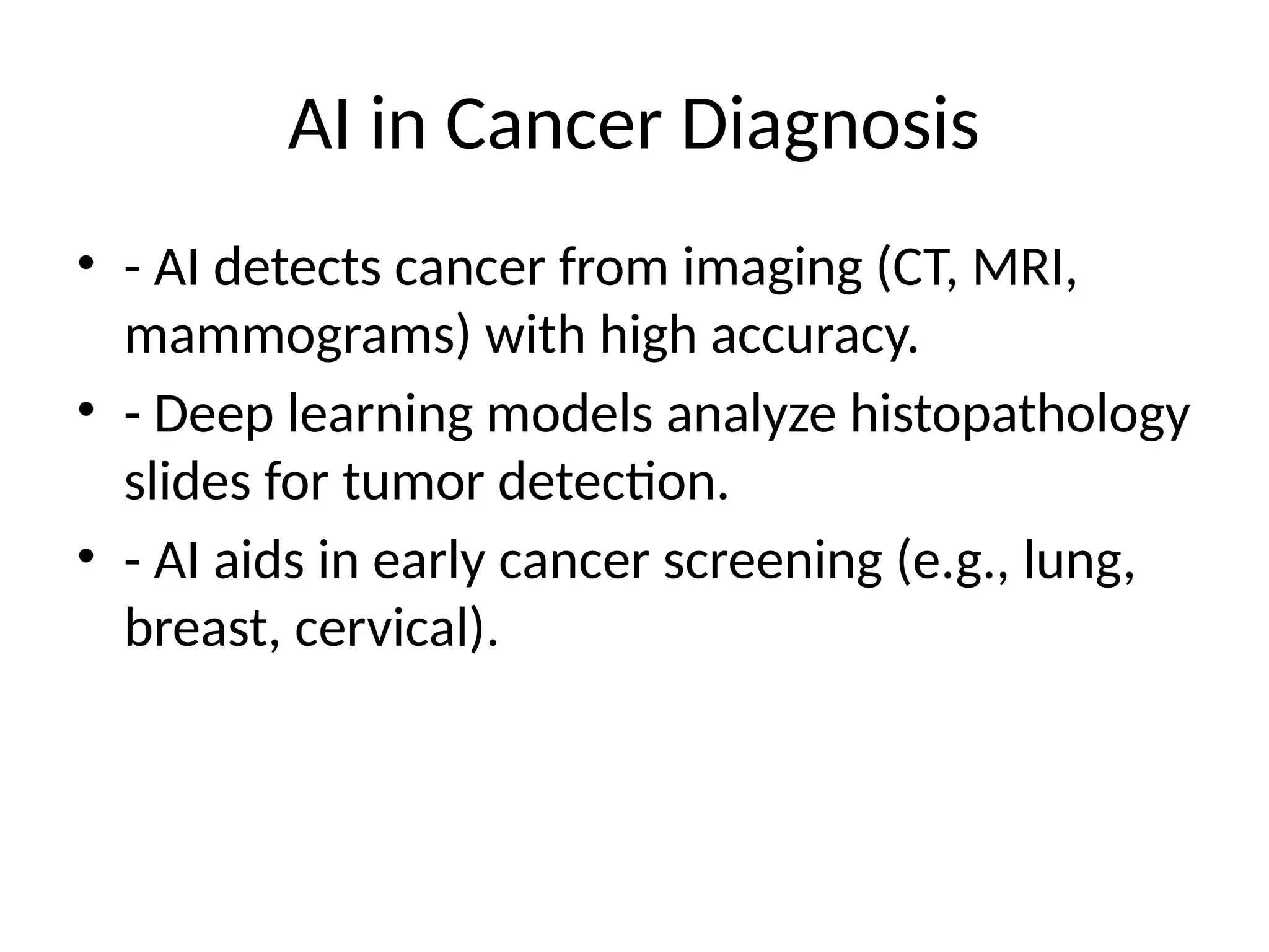 AI (artificial intelligence) in Cancer Presentation .pptx
