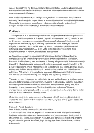 AI in case management: Scope, integration, use cases, challenges and ...