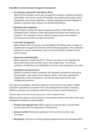 AI in case management: Scope, integration, use cases, challenges and future outlook | PDF