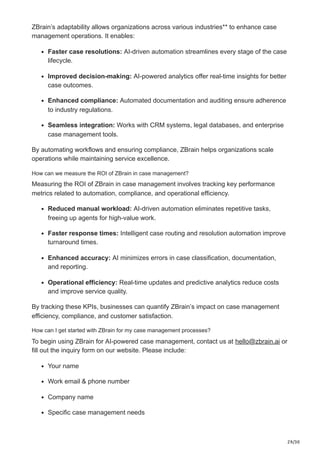 AI in case management: Scope, integration, use cases, challenges and ...