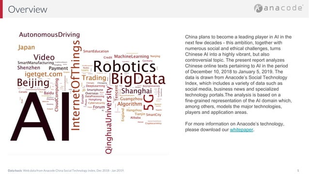 Artificial Intelligence in China - A Snapshot from the Chinese Web | PPT