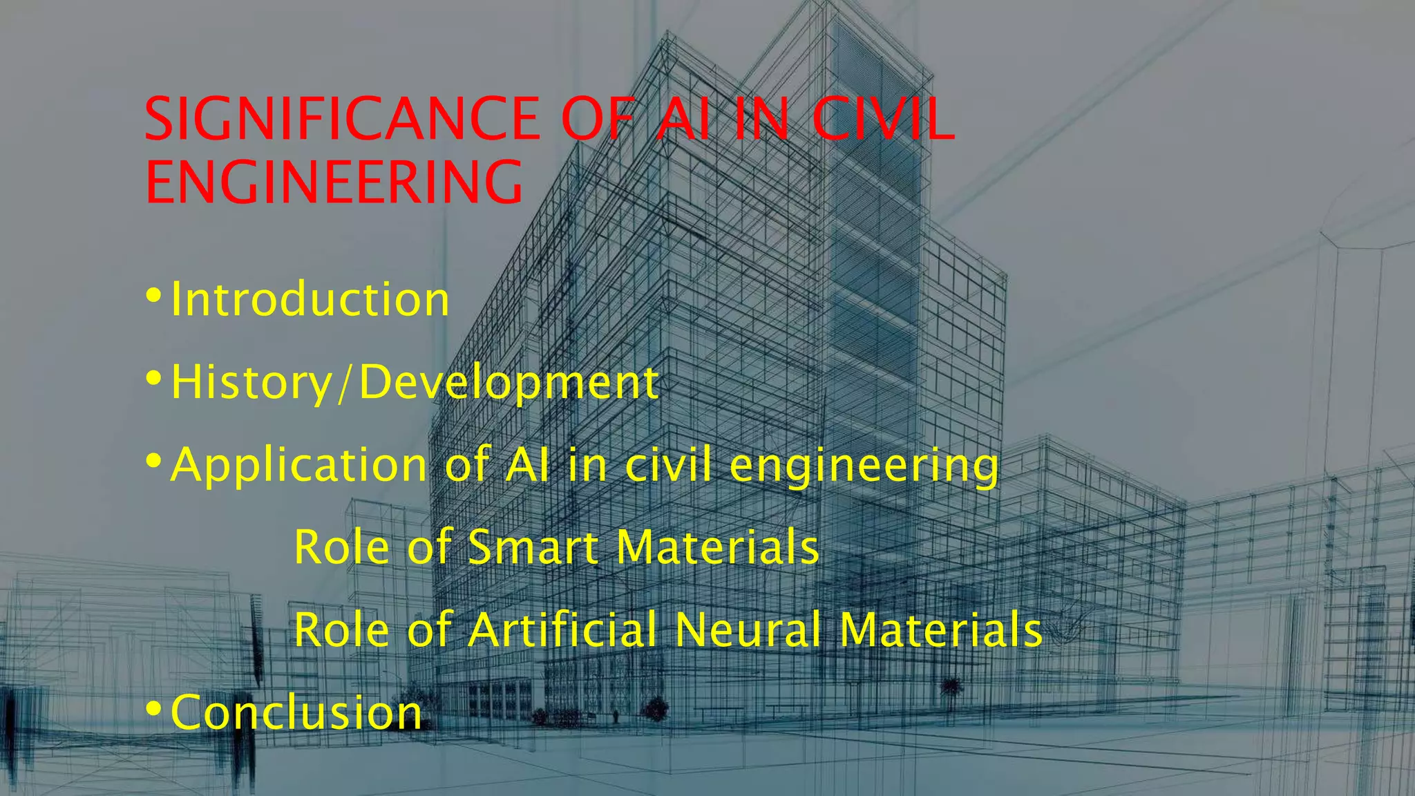 Ai in civil | PPTX