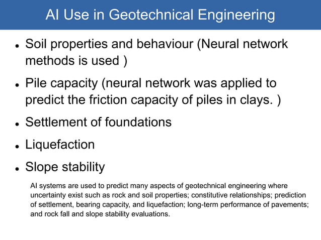 Ai in civil engineering - webinar | PPT