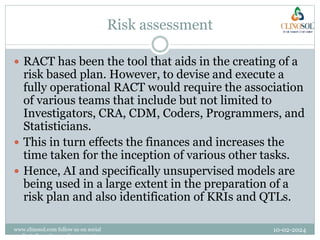 Artificial Intelligence In Clinical Trial | PPTX