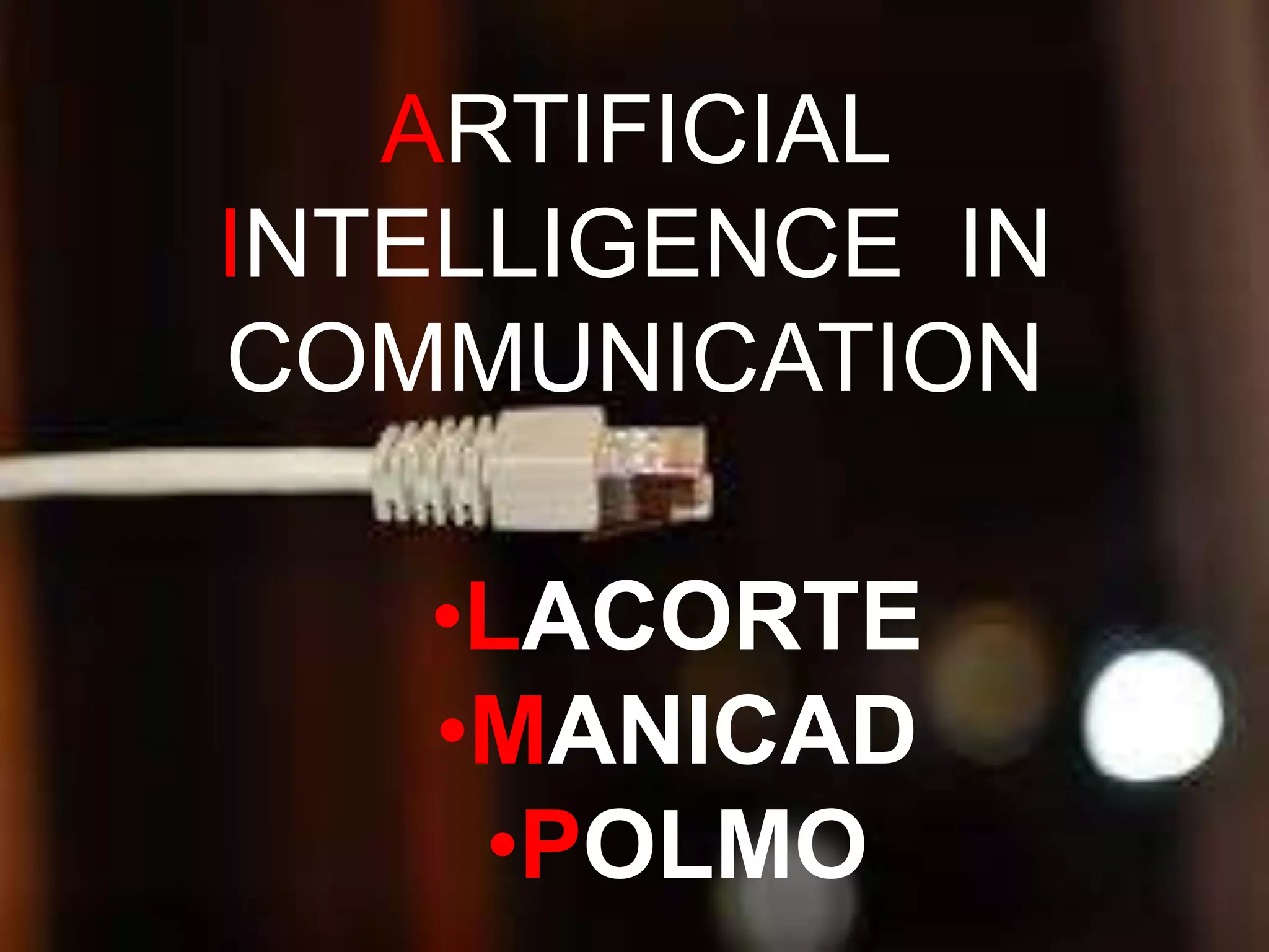 Ai in communication | PPTX